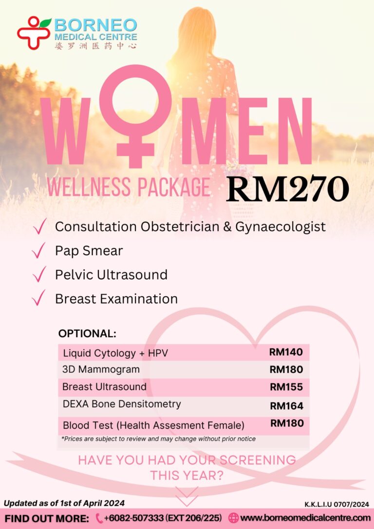Women Wellness Package – Borneo Medical Centre